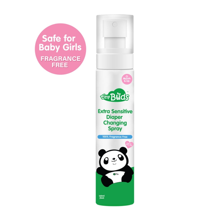 Tiny Buds Extra Sensitive Diaper Changing Spray (120ml) – Likha Collab